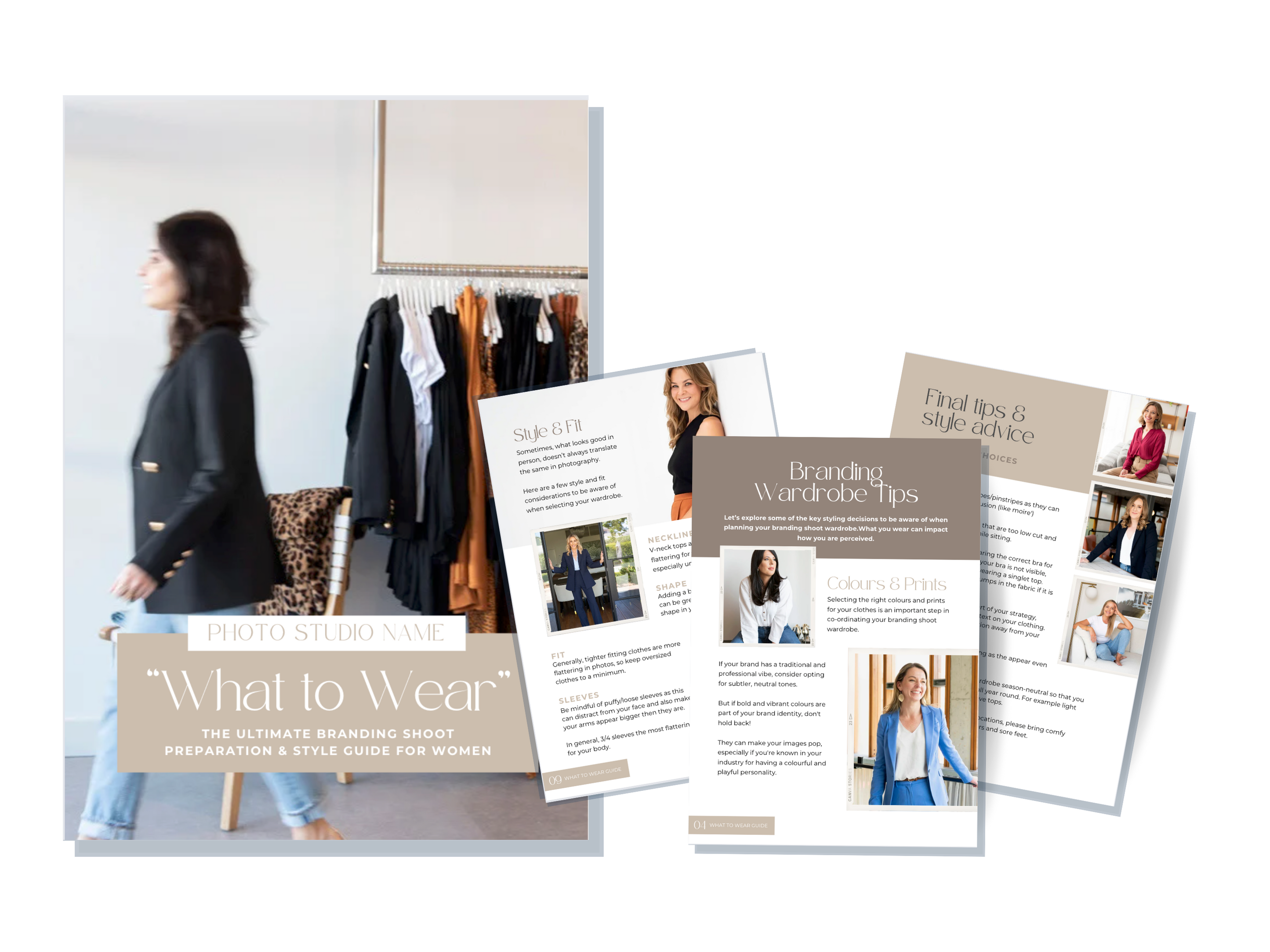 Womens Branding 'What to Wear' - Style Guide – Found Photographer Templates